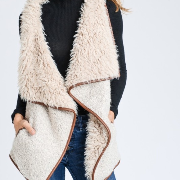 Love Tree | Jackets & Coats | Comfy Womens Love Tree Sherpa Soft Vest ...